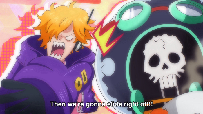 海贼王1105话Amanomoon的上色作品：朵尔、娜美、贝加庞克、山治……