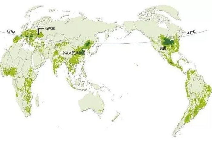 为什么南北纬45°，会被称为世界农业生产的“黄金纬度”？