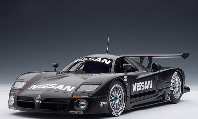 「模型测评」AA不负当年勇——Nissan R390 GT1 1998 黑色素车