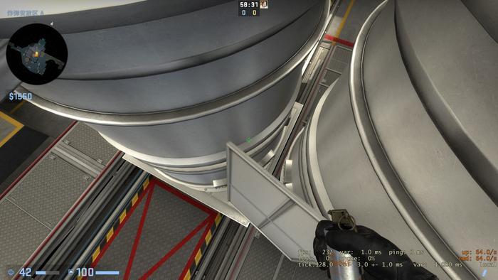 CSGO单向烟教学第5期：核子危机篇，这烟能打出双杀