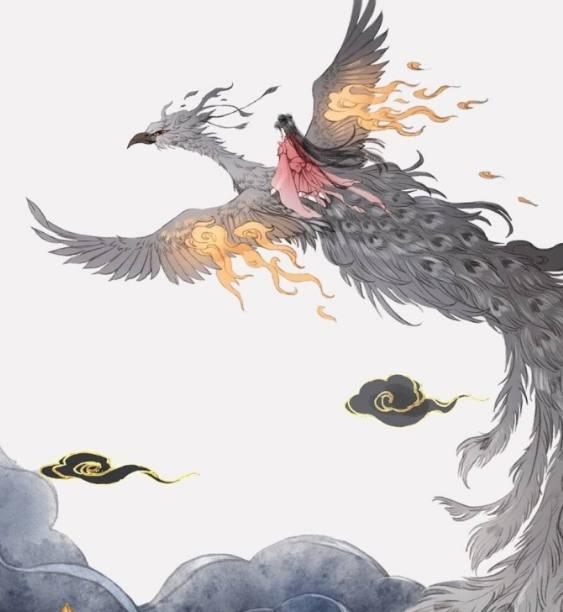 神话常提及七种飞禽：凤凰、青鸾、大鹏、孔雀、白鹤、鸿鹄、枭鸟