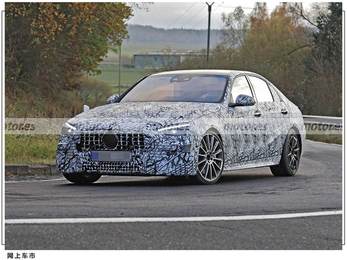 梅赛德斯-AMG新款C 43路试谍照！2.0T+48V 新款尾灯 运动感十足