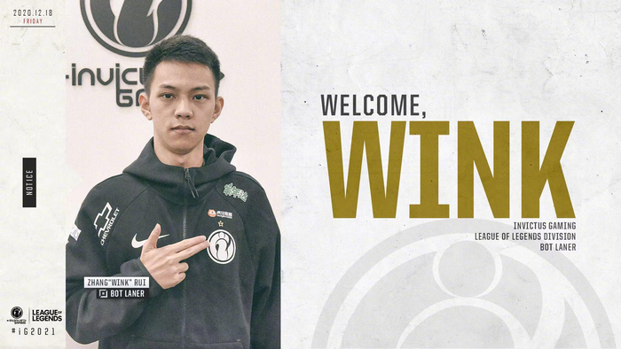 Wink 转会至 iG 英雄联盟分部，担任 ADC__财经头条