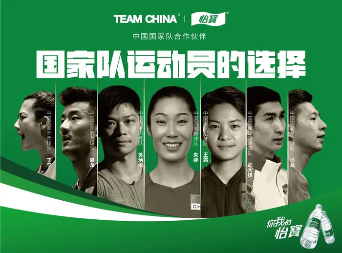与中国国家队/TEAM CHINA深入合作，华润怡宝品牌再升级_手机新浪网