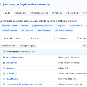 GitHub「编程面试大学」狂揽11万星！军事情报员自学8个月拿到谷歌offer_手机新浪网