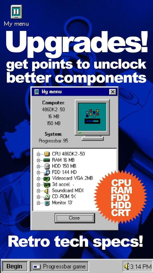 Progressbar95：让你怀旧经典Windows的小游戏