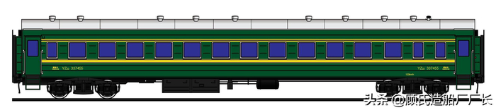 父母一辈的青春记忆，绿皮车的颜值担当，22型铁路客运车厢的故事