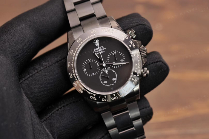 Blaken迪通拿计时腕表改装：一黑到底，迪通拿黑武士！