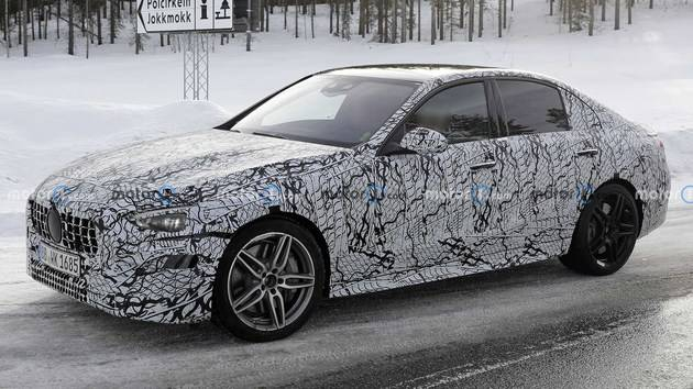 实锤四缸了！AMG C43谍照曝光，老款涨价或成趋势