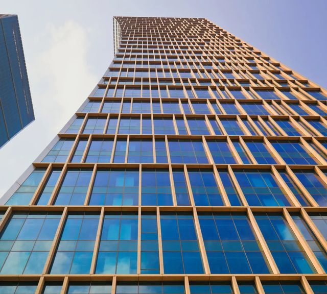 中国农行及中国建行总部——双辉大厦,上海陆家嘴地标建筑!