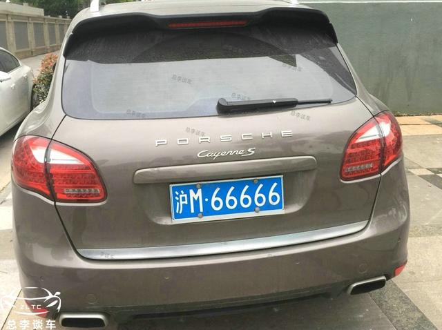 沪牌五连号，车牌全是66666，这些牌照都在什么车上？