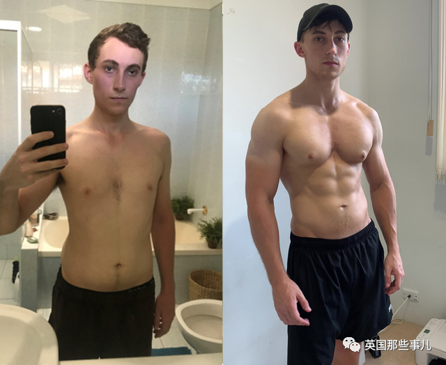 大叔模样变帅气小伙，看了这波健身前后对比照，有动力运动了