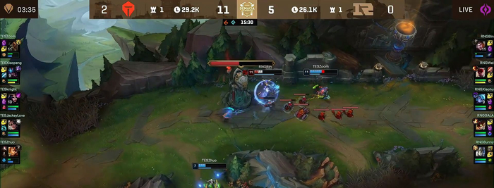 德杯八强赛TES3：0RNG晋级！IG新阵容击败EDG二队杀入决赛