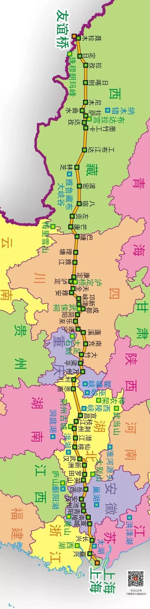 此生必驾！G318全程高清地图（收藏）|安徽|四川|上海_新浪新闻