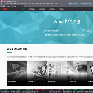 万得发布自有ESG评级（Wind ESG评级），让可持续投资乘风而行_手机新浪网