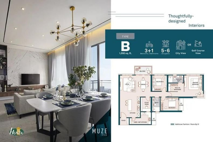 3房精致空间，8大时尚户型，马来西亚槟城MUZE@PICC高级住宅