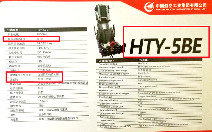 歼-20弹射座椅首次公开：具备矢量控制能力，低空向下弹射也安全