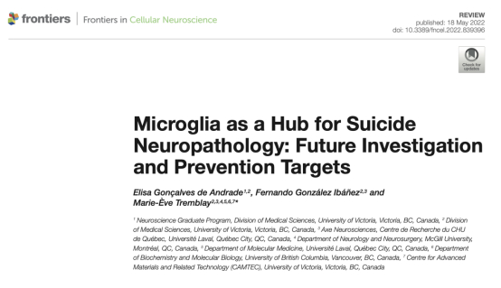 Front. Cell neurosci综述：小胶质细胞在自杀行为病理中参与的作用|雄性_新浪新闻
