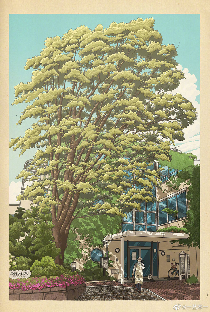 宫崎骏电影海报|艺术家Bill Mudron