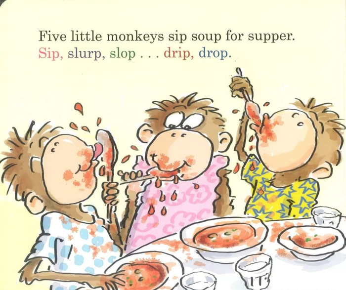 【英文有声绘本】Five Little Monkeys Jump in the Bath 五只小猴子去洗澡|王栎鑫|绘本