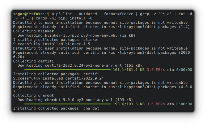 使用 Pip 升级 Python 软件包 | Linux 中国__财经头条