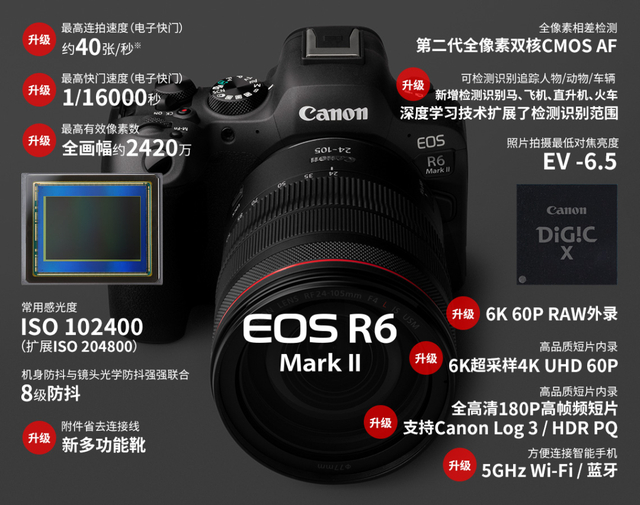 深度聊一聊，佳能EOS R6 Mark II和它的对手们|A7M4|佳能eos|索尼_新浪新闻