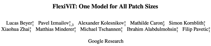 “一把梭ViT”来了，谷歌提出可以灵活应对各种图像块尺寸的FlexiViT__财经头条__新浪财经