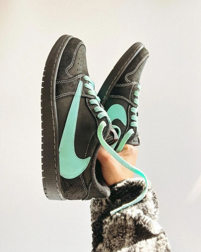 封神了！TS x AJ1「倒钩Tiffany」三方联名曝光，不得猛冲？|Tiffany|AJ1|球鞋|air jordan 1(aj1)|aj ...