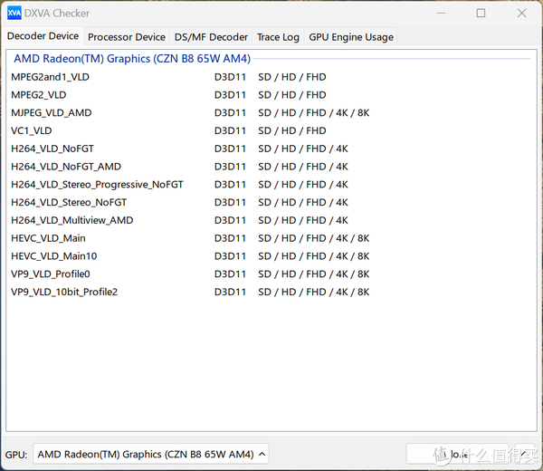显卡视频编码检测神器DXVA Checker|AMD_新浪新闻