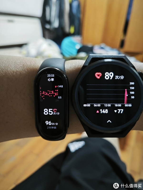 小米手环8与华为gtruner手表的心率对比实测__财经头条__新浪财经