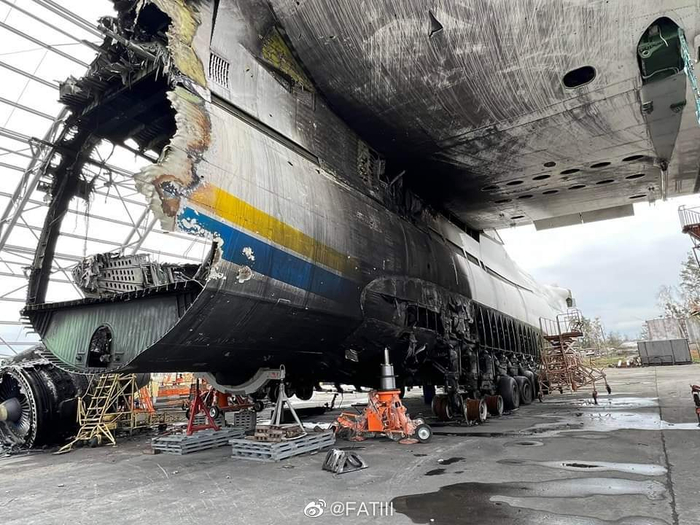 AN-225残骸的一组新图……|比隆|新图|残骸_新浪新闻