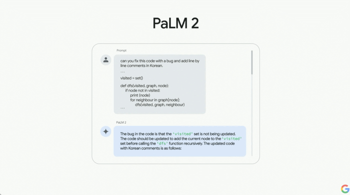 Google 发布了全新一代的大语言模型 PaLM2，声称部分能力超越 GPT-4 自家机器人Bard迎来重大更新__财经头条