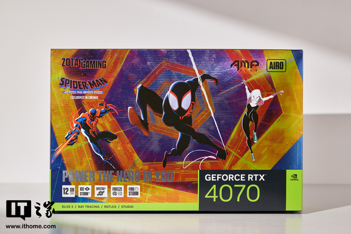 索泰 RTX 4070 AMP AIRO SPIDERMAN 评测：与蜘蛛侠一起纵横宇宙