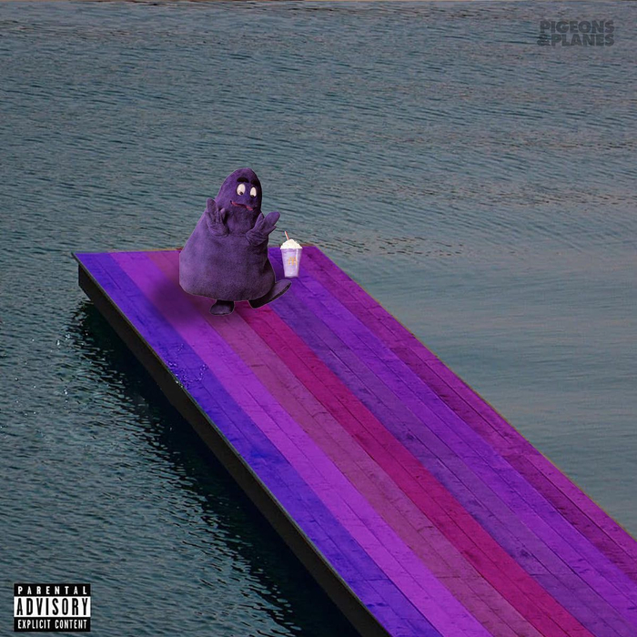 专辑封面，但是Grimace奶昔大哥 by.pigsandplans|奶昔|专辑|封面|大哥_新浪新闻