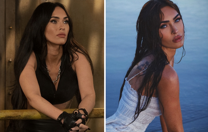 37岁梅根又拍电影，新剧照好飒！秀极致身材，整容后五官大变样