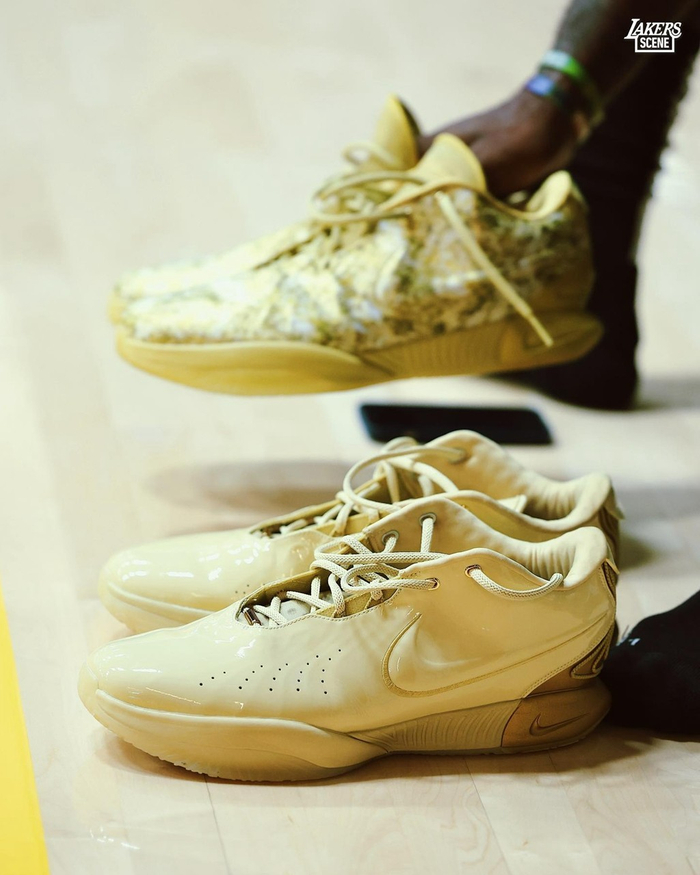 詹皇亲穿上脚！LBJ 21 又双叒曝光新配色！__财经头条