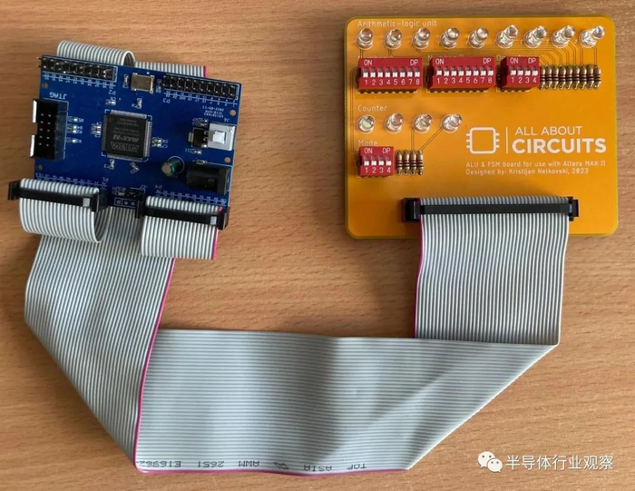 从VHDL代码到实际硬件：设计一个 8 位 ALU|开发板|电路|硬件_新浪新闻