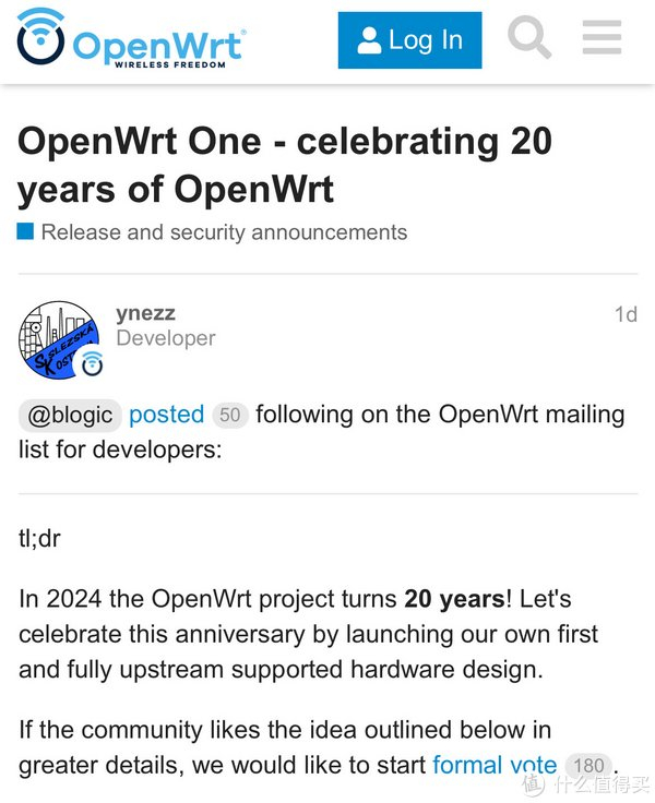 庆祝 OpenWrt 20 周年，官方宣布将推出首款路由器 “OpenWrt One / AP-24.XY”|OpenWrt|路由器|首款_新浪新闻