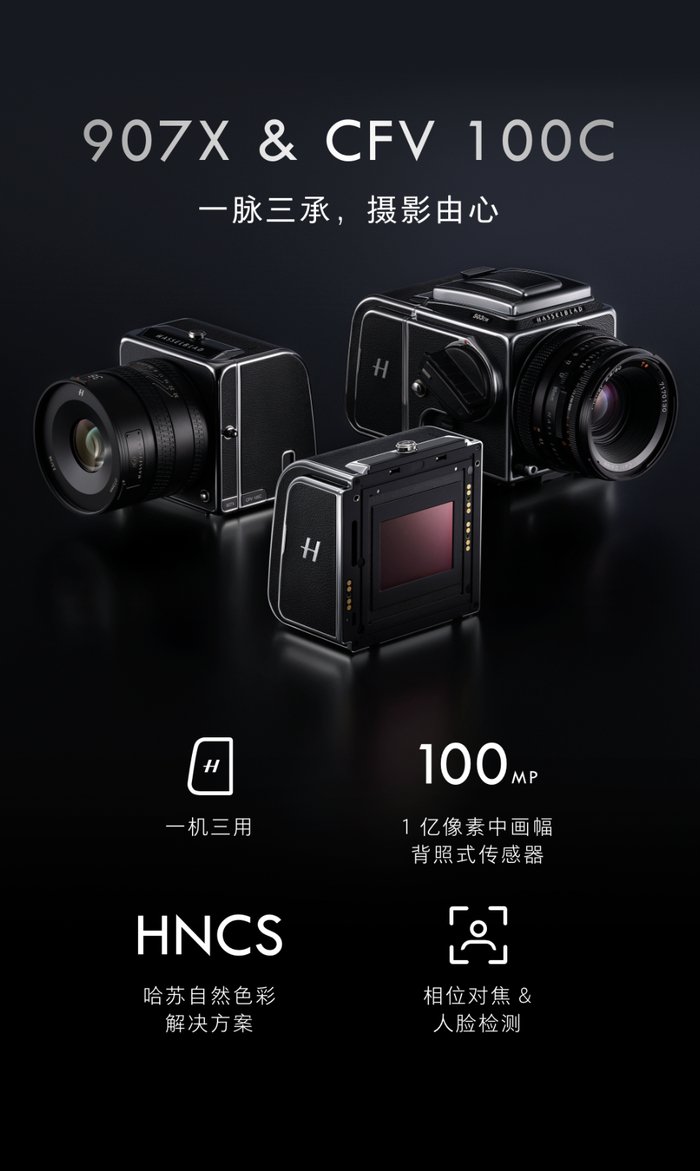 哈苏907X & CFV 100C 数码中画幅相机发布：采用模块化设计|哈苏|设计|胶片相机_新浪新闻