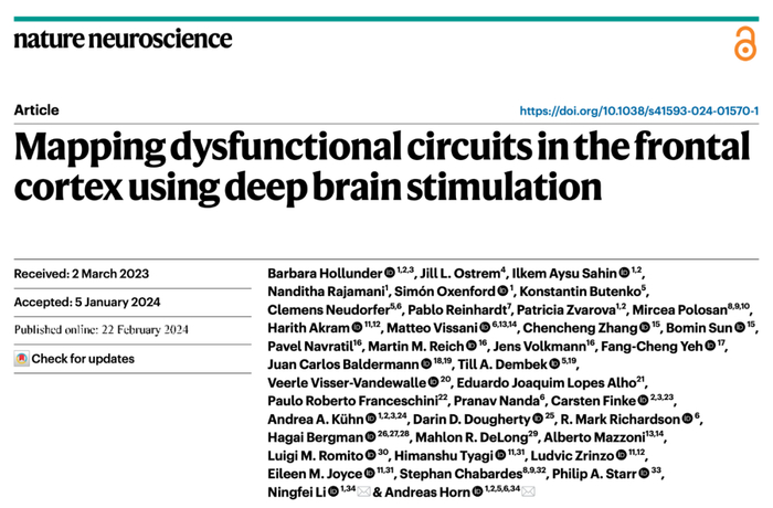 Nature Neurosci：利用脑深部电刺激，绘制四种大脑疾病治疗图谱__财经头条__新浪财经