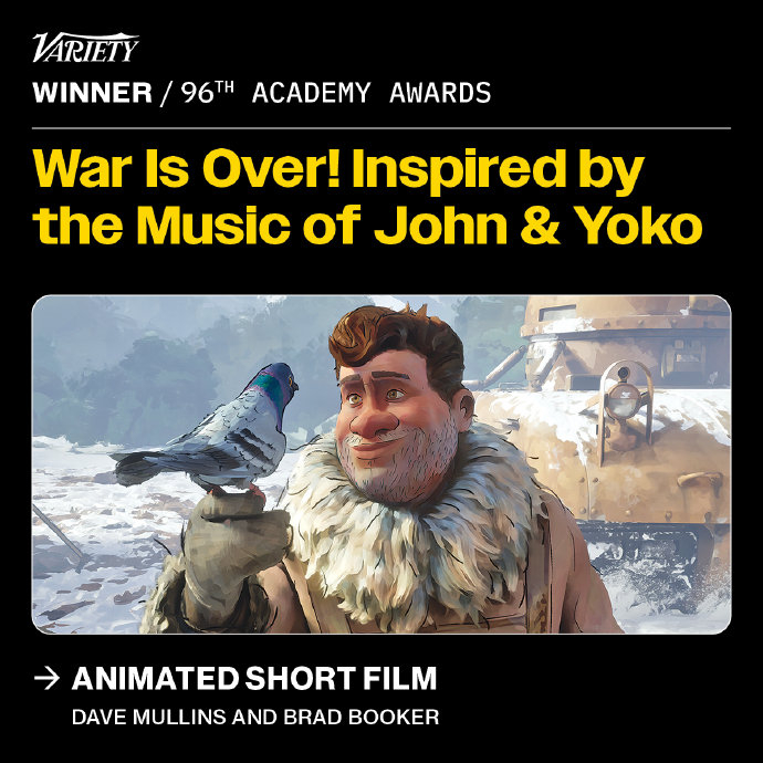 2024年第96届奥斯卡最佳动画短片：War is Over!