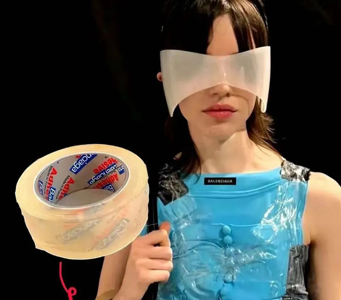 “不是2万大牌买不起，而是2元宽胶带更有性价比”|胶带|巴黎世家|手镯_新浪新闻