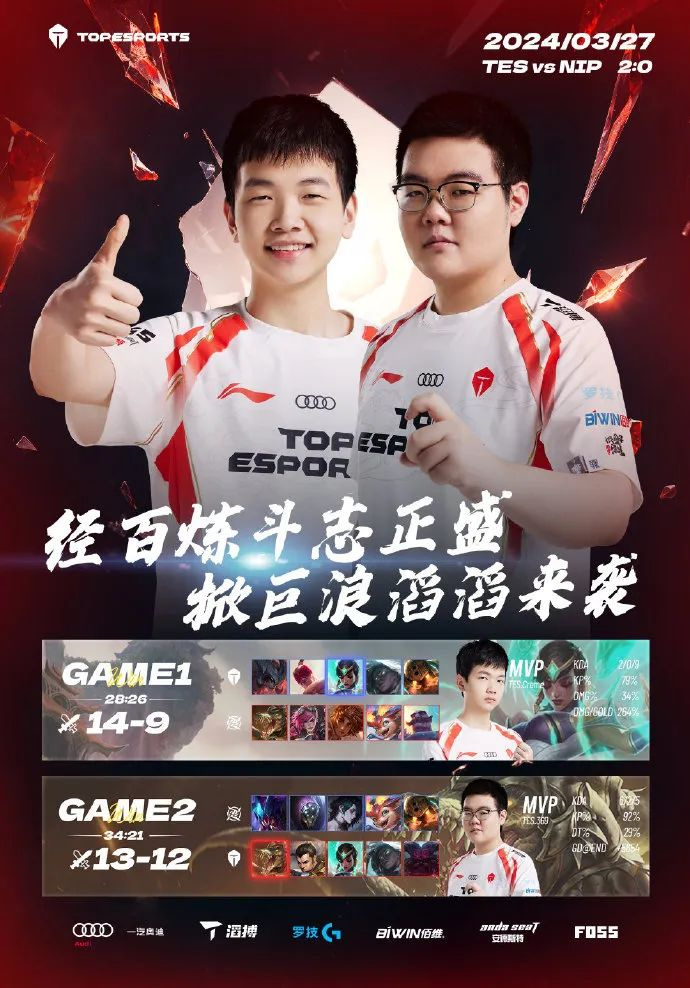 常规赛结束：两支全华班太牛了！季后赛赛程公布|tes|blg|WE|积分榜|LPL春季赛_新浪新闻