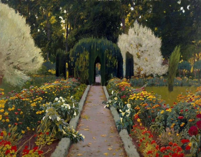 光影色调｜艺术家 Santiago Rusiñol|艺术家_新浪新闻