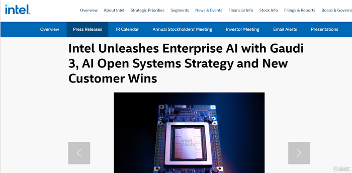 狙击英伟达！英特尔推出新AI芯片Gaudi 3，谷歌加快芯片自研__财经头条