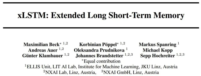 基础架构竞争激烈，LSTM原作者提出指数门控xLSTM，性能直逼Transformer和Mamba|LSTM|基础架构|内存_新浪新闻