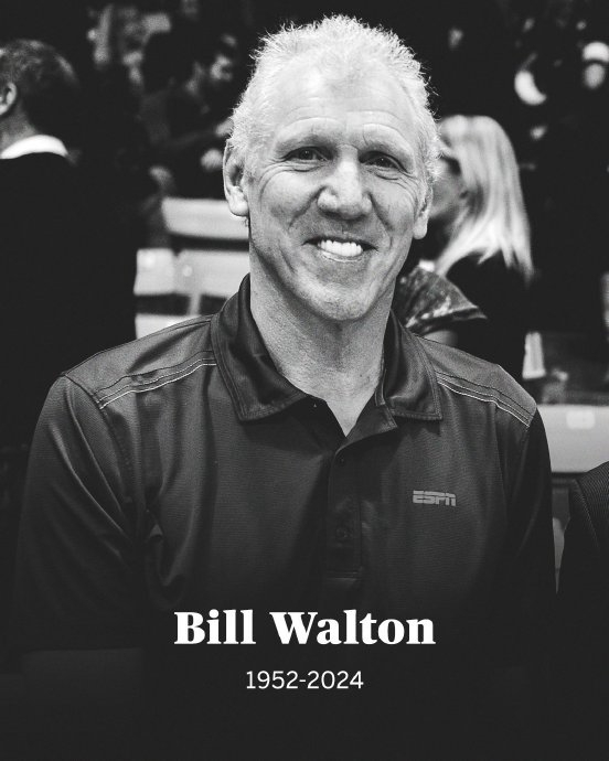 NBA名宿、名人堂成员比尔·沃顿去世…|NBA名宿|名人堂|开拓者_新浪新闻
