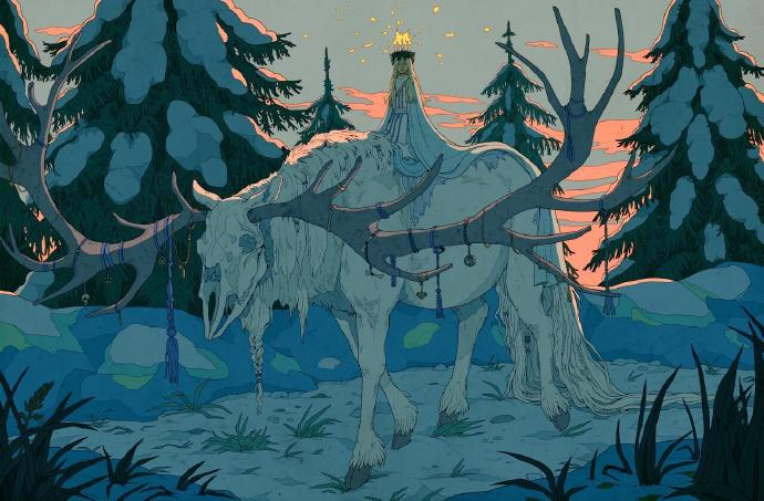 Ionomycin 的插画风格以莫比斯风格为基础，融合了多种元素…|插画_新浪新闻