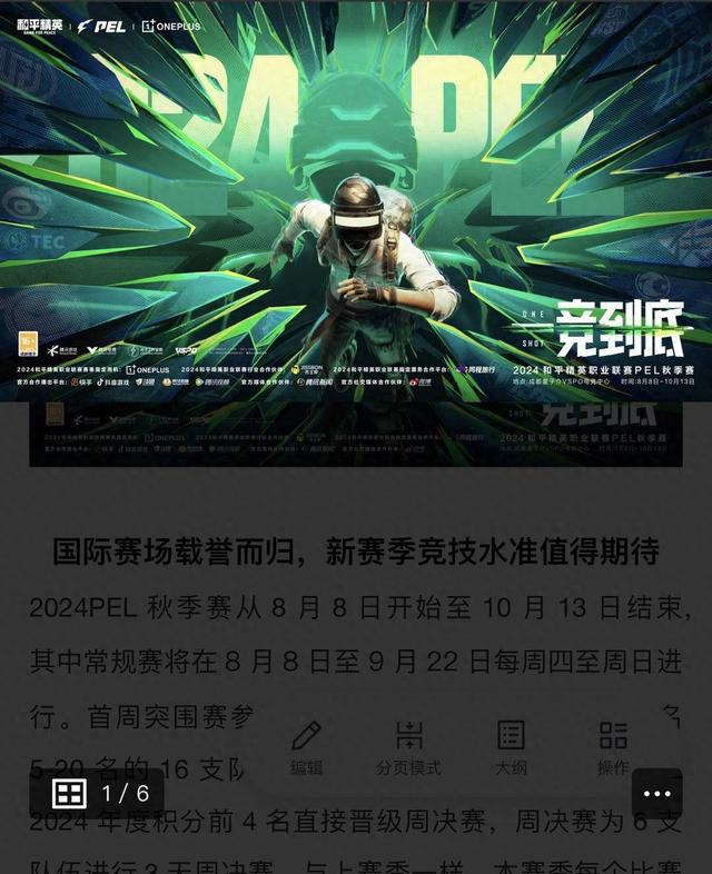 冲破桎梏 一竞到底！2024 PEL秋季赛8月8日开赛！|新赛季_新浪新闻