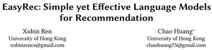 模型小，还高效！港大最新推荐系统EasyRec：零样本文本推荐能力超越OpenAI、Bert__财经头条__新浪财经